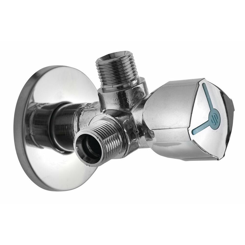 Kombi Eckventil A-80 1/2"x1/2"x1/2", 2 Anschlüsse