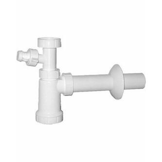 Unterputz-Siphon für Waschmaschine und Trockner, 40/50mm, Edelstahl